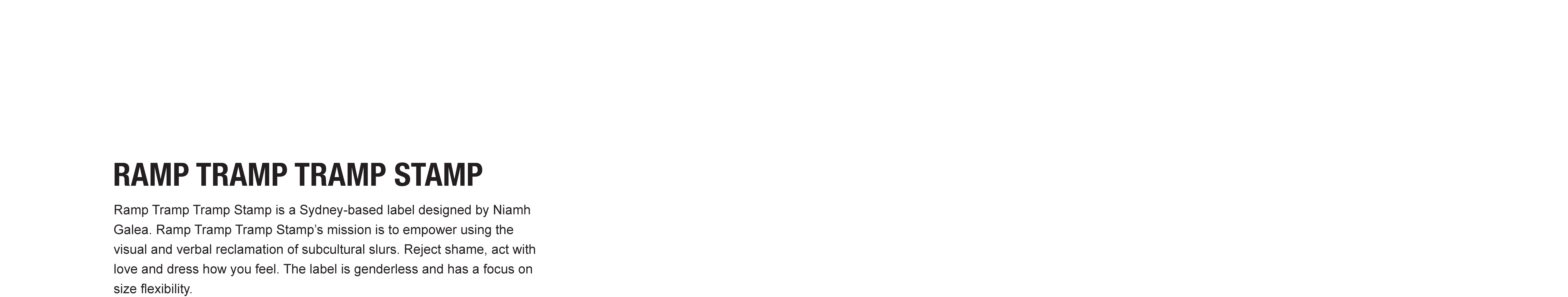 RAMP TRAMP TRAMP STAMP – NOLM